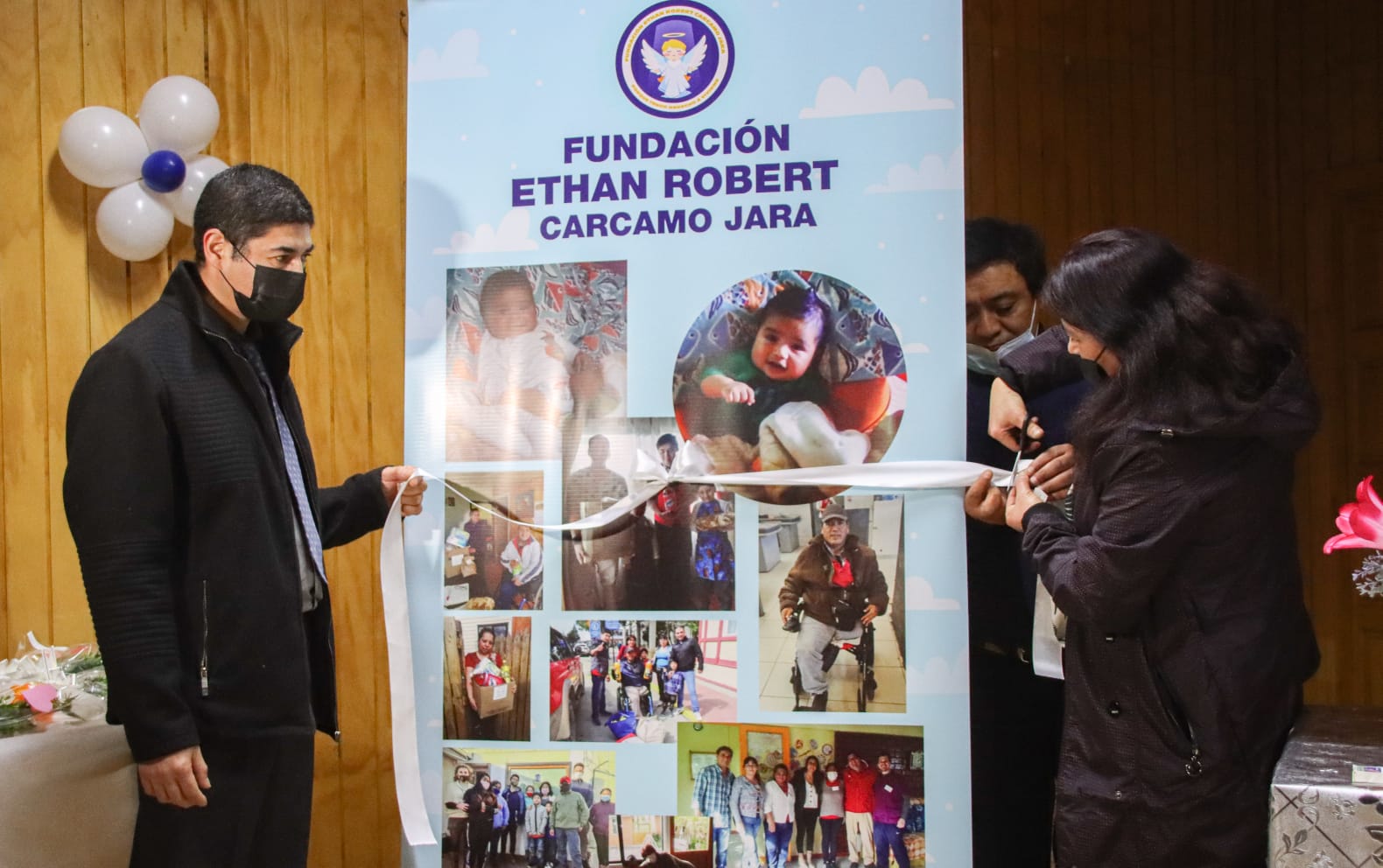 Inauguran oficialmente Fundación Ethan Robert Cárcamo Jara - El Tirapiedras
